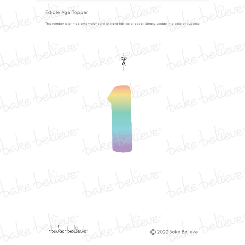 Personalised Wafer Paper Toppers