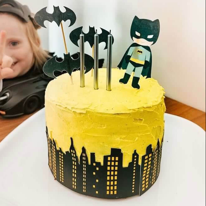 Custom Bat Hero Cake Kit | Bake Believe