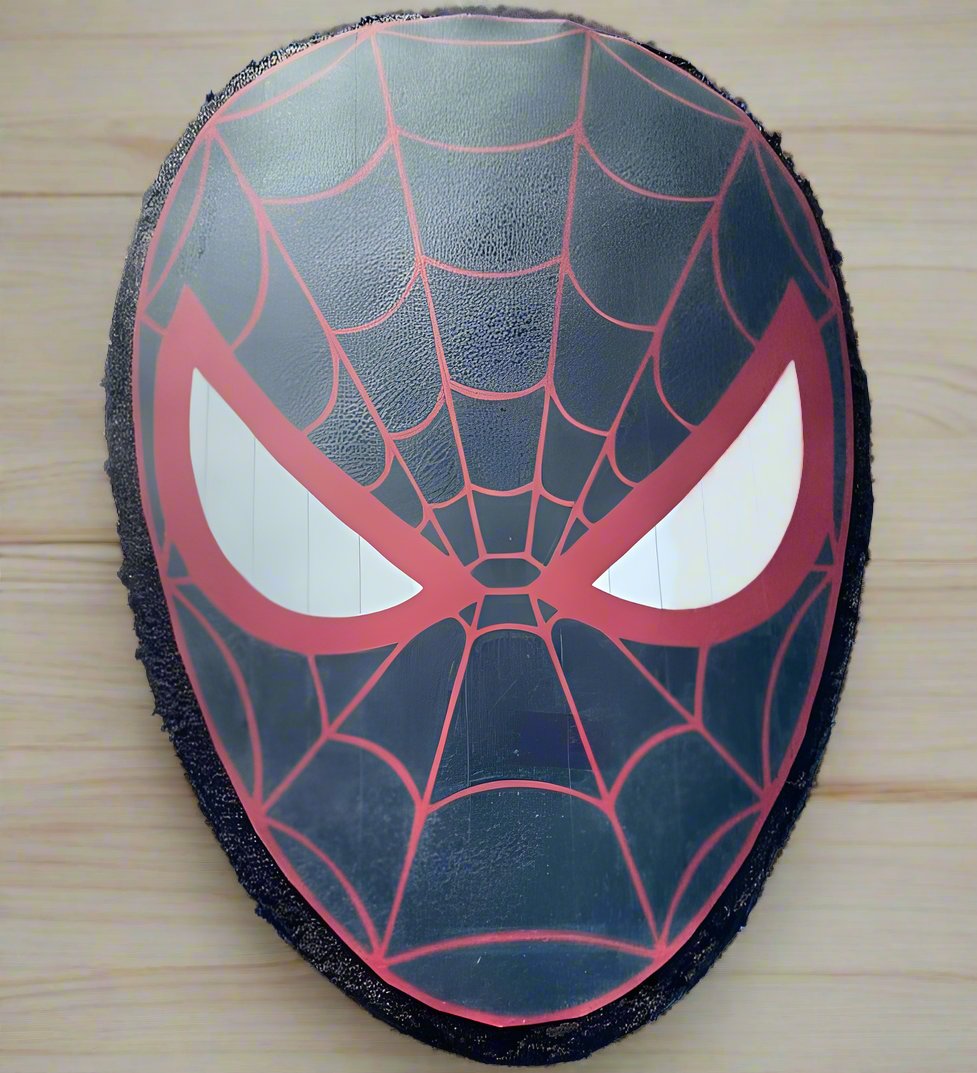 Custom Black Spider Mask Cake Kit | Bake Believe