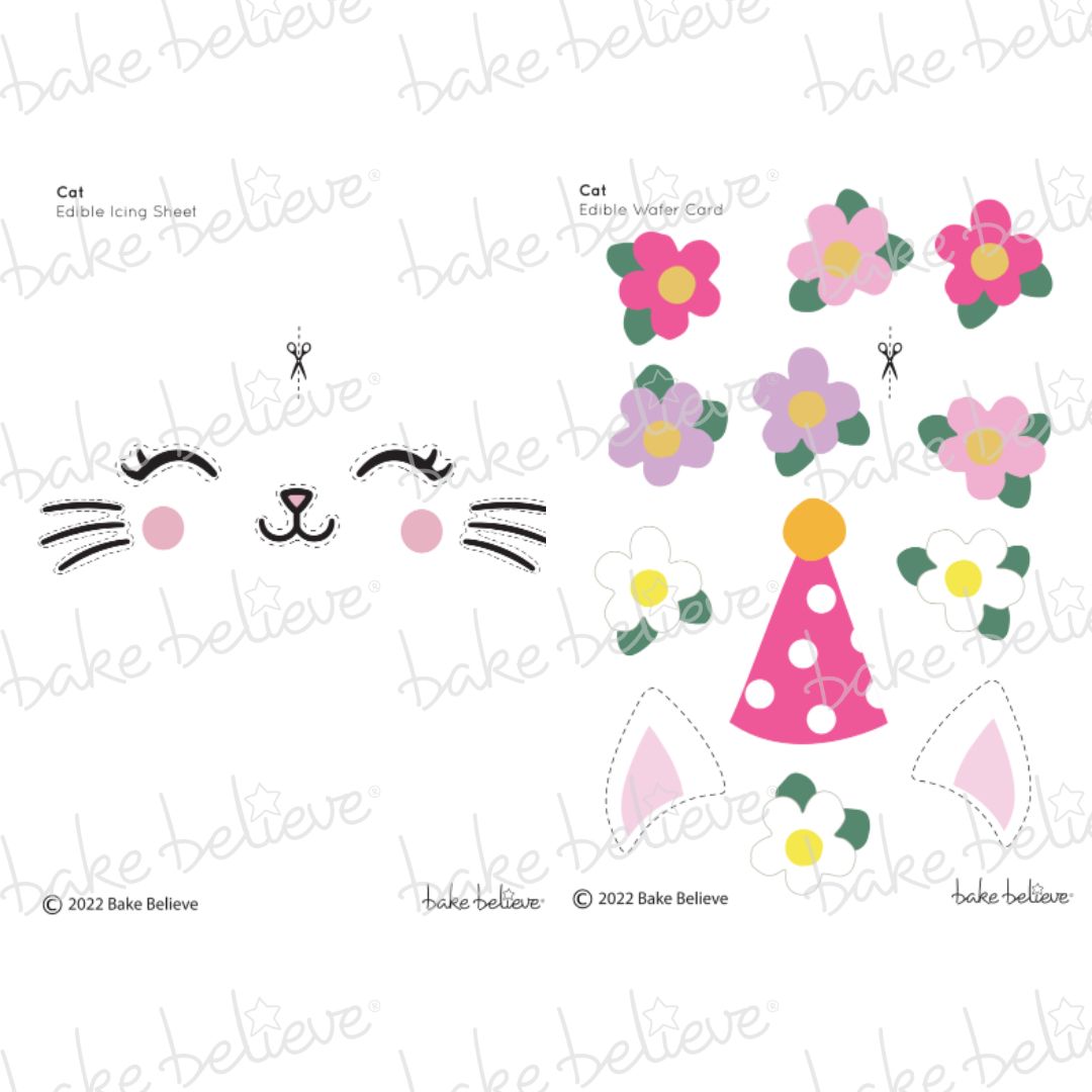 Cat Edible Image Set | Bake Believe