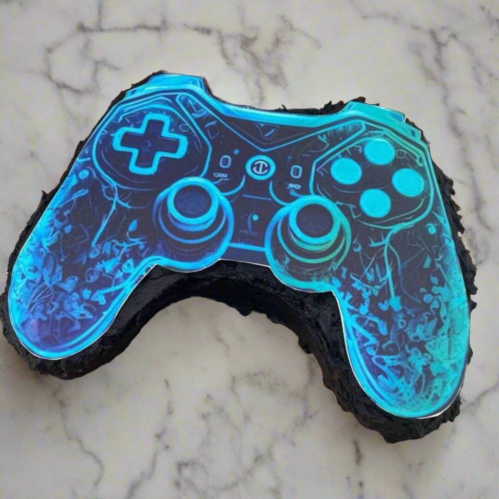 Custom Glow Game Control Cake Kit | Bake Believe