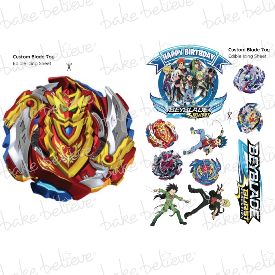 Custom Blade Toy Cake Kit | Bake Believe