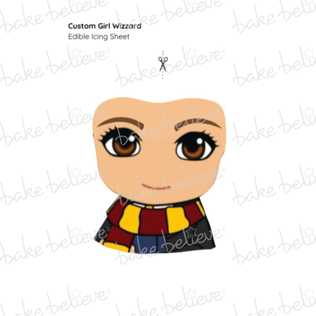 Custom Girl Wizard Cake Kit | Bake Believe
