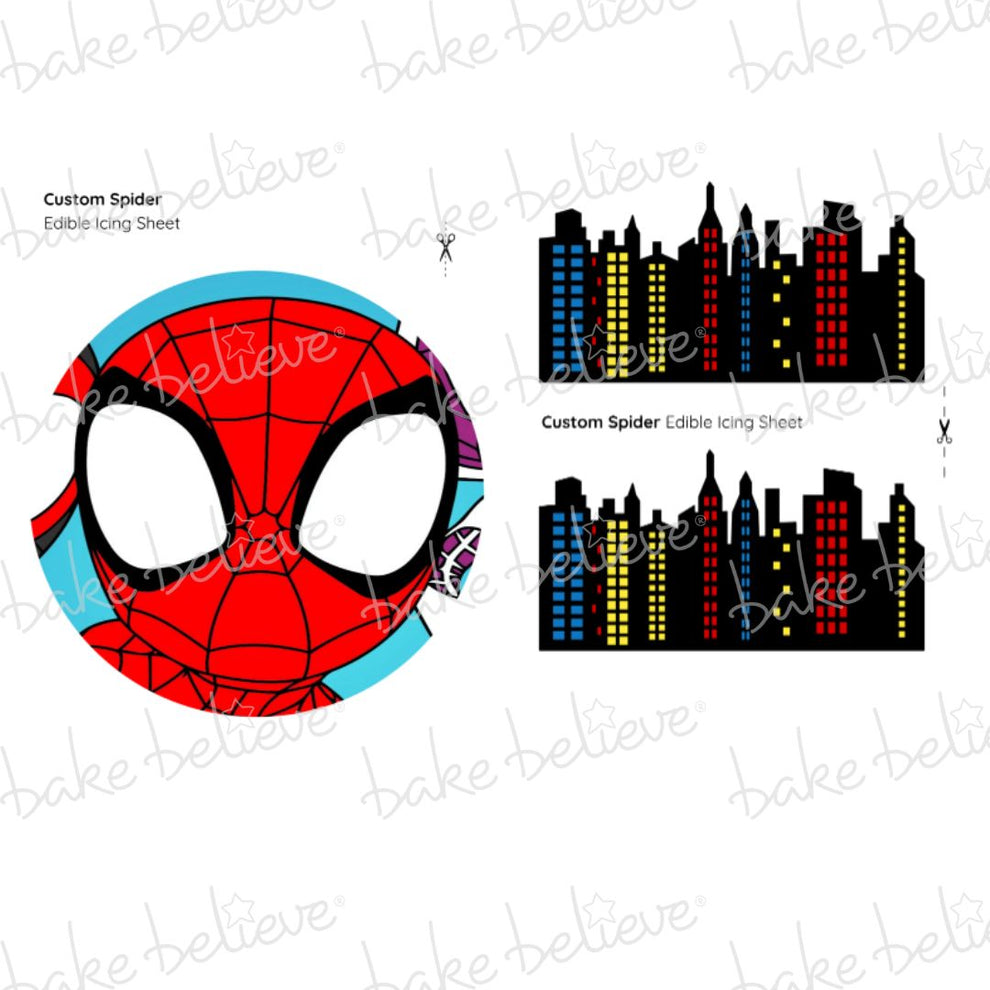 Custom Spider Cake Kit | Bake Believe