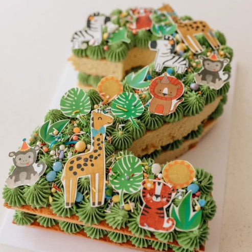 Safari Number Cake Kit | Bake Believe