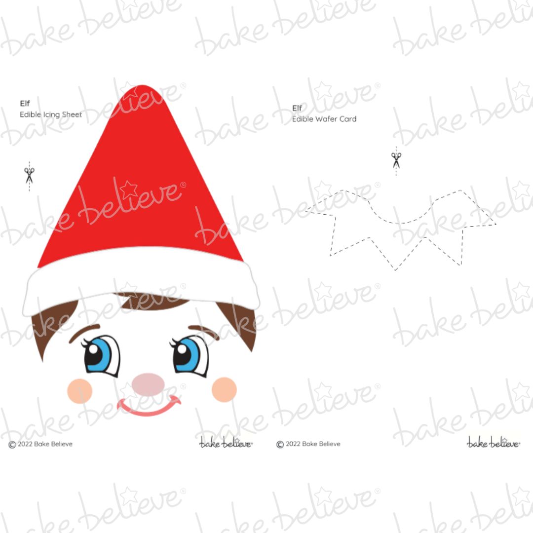 Elf Edible Image Set | Bake Believe