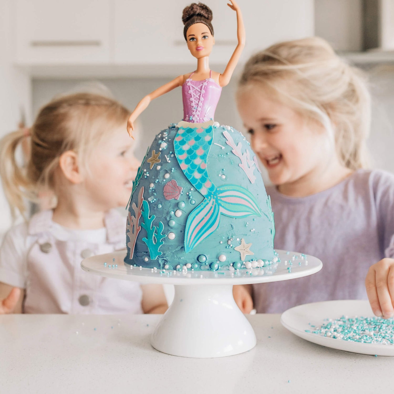 Mermaid Dolly Varden Cake Kit | Bake Believe