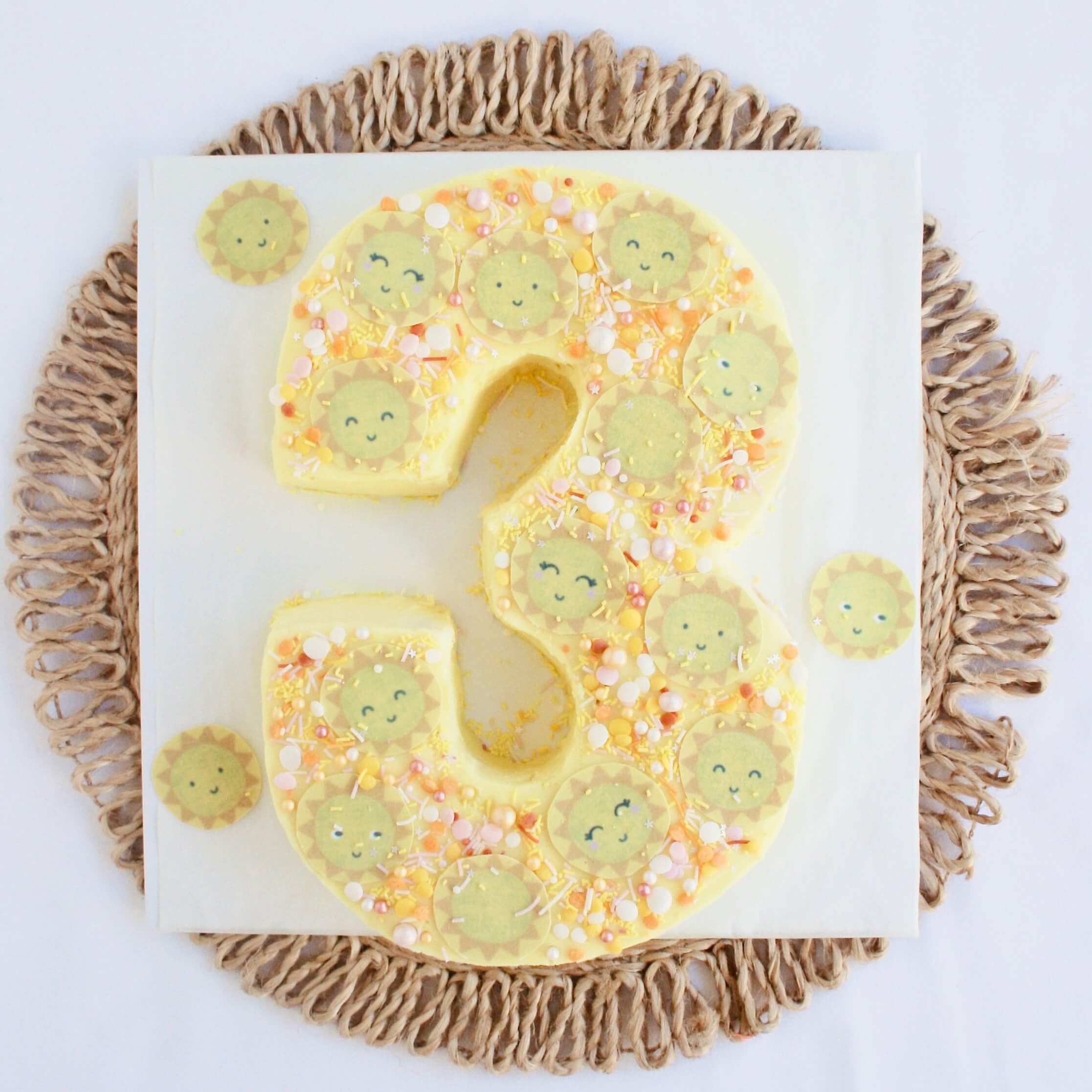 Sunshine Number Cake Kit | Bake Believe