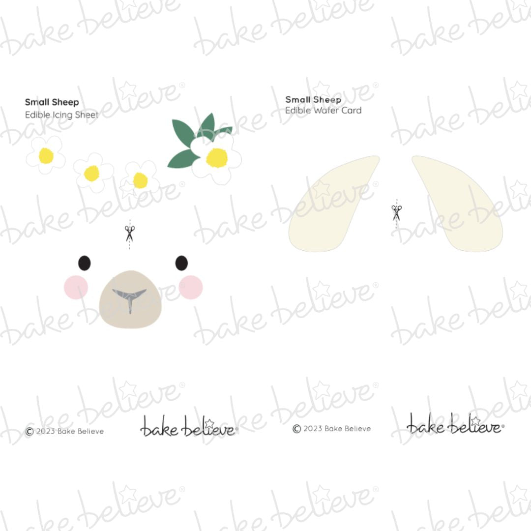 Sheep Edible Image Set | Bake Believe