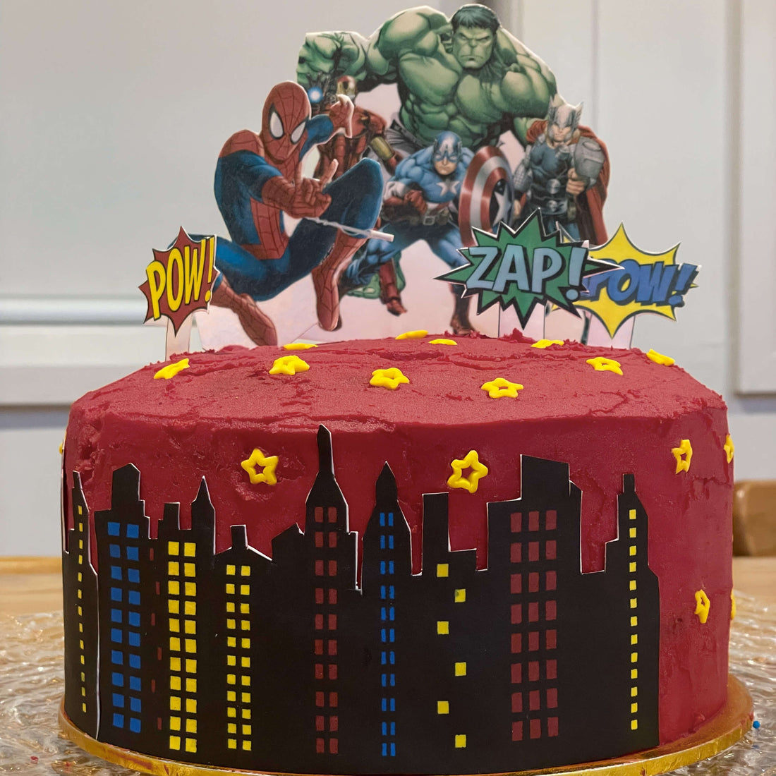 Custom Superhero Cake Kit | Bake Believe