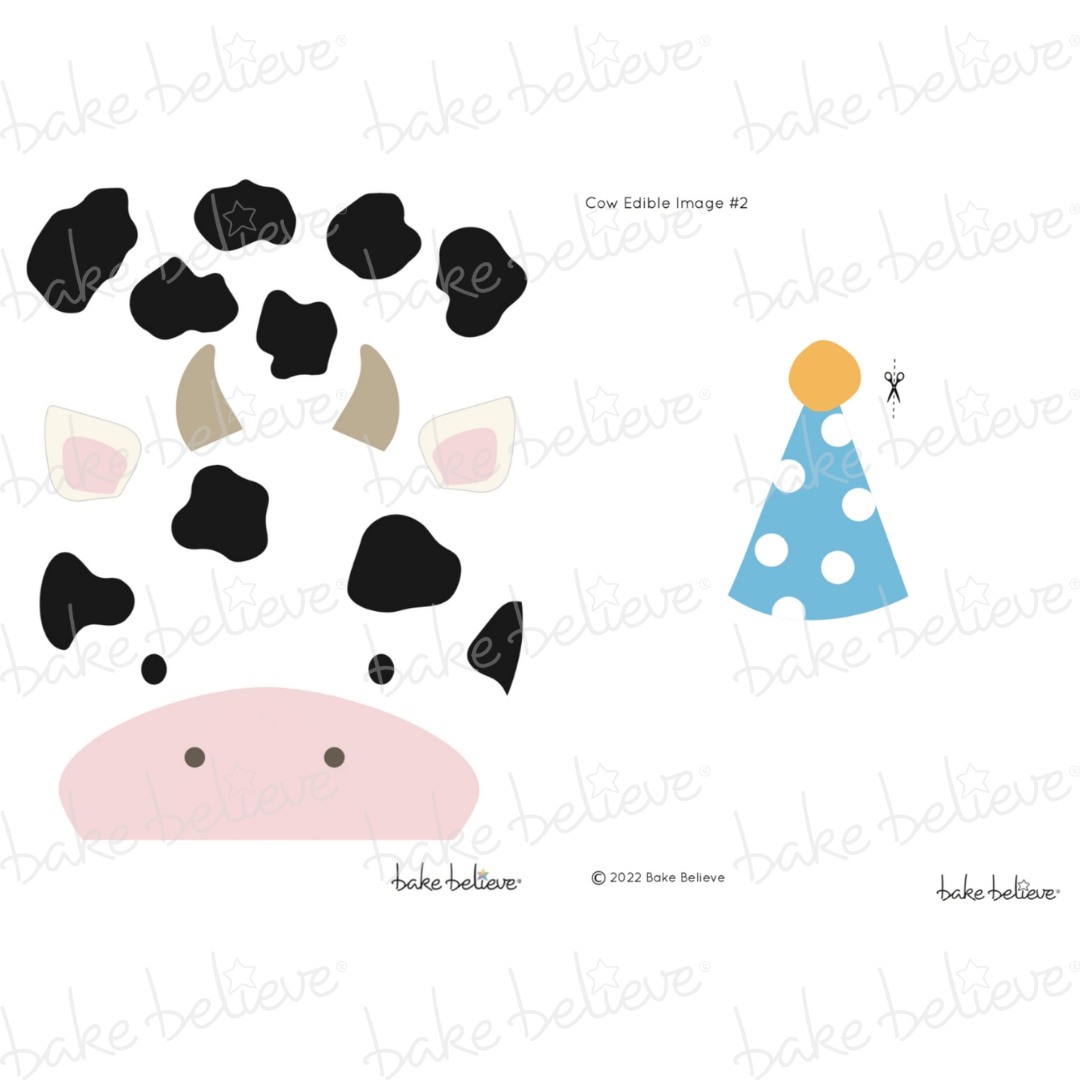 Cow Edible Image Set | Bake Believe