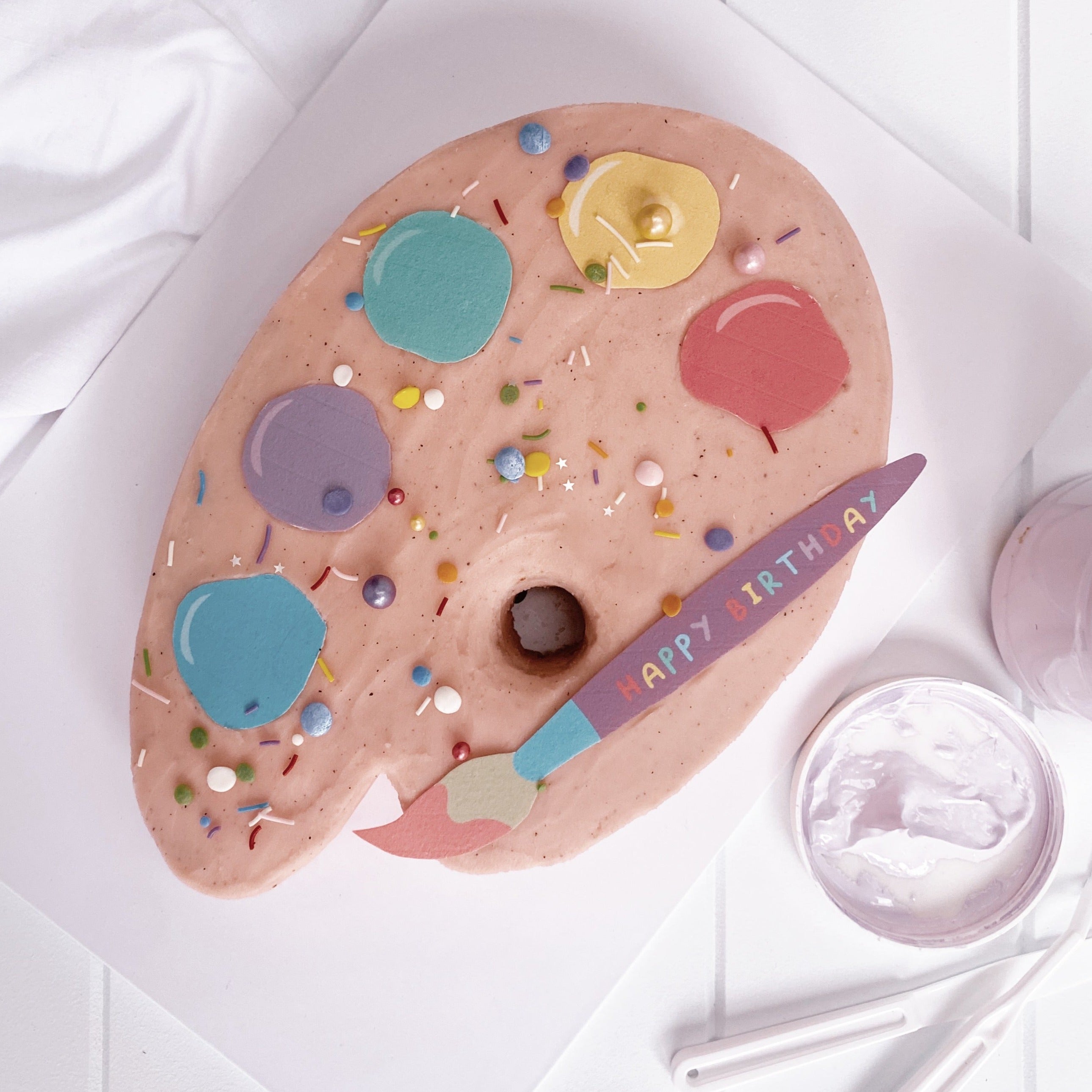 Paint Palette Edible Image Set | Bake Believe