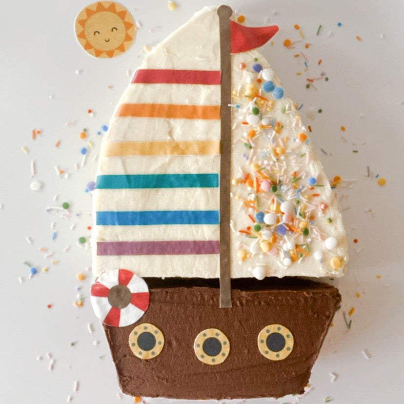 Sailing Boat Edible Image Set | Bake Believe