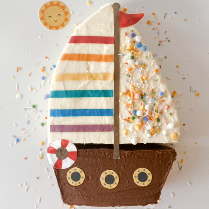 Sailing Boat Edible Image Set | Bake Believe