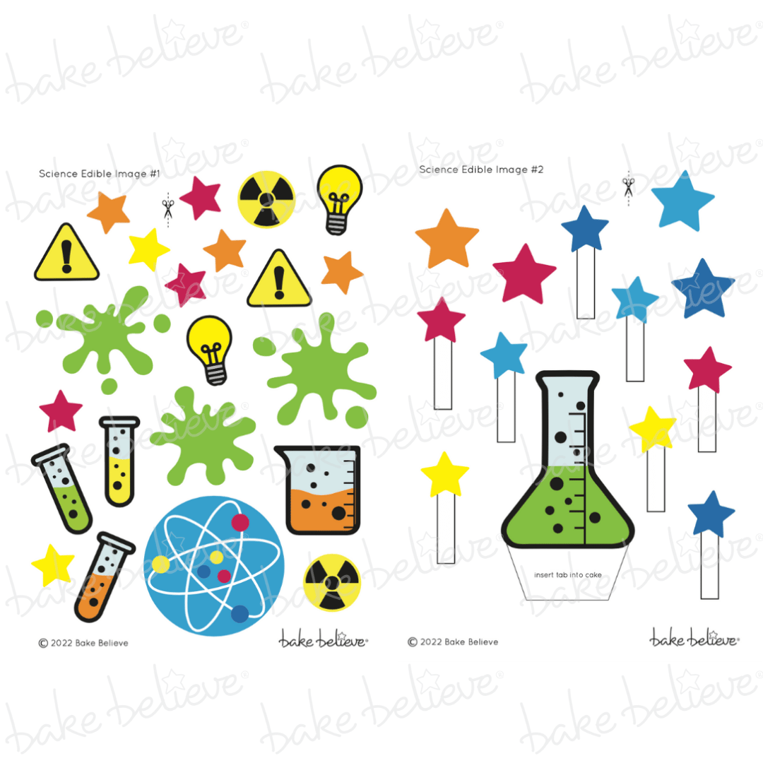 Science Edible Image Set | Bake Believe