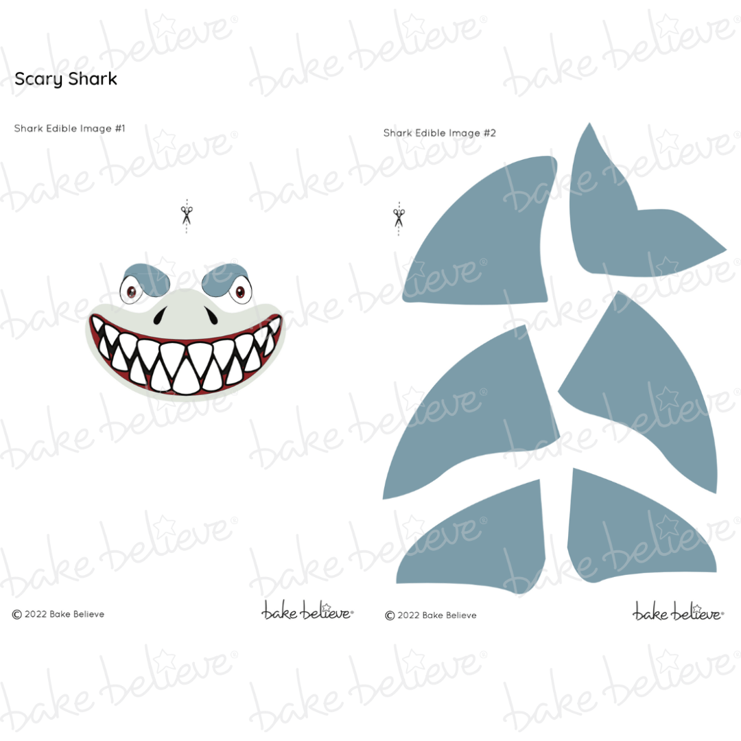 Shark Edible Image Set | Bake Believe